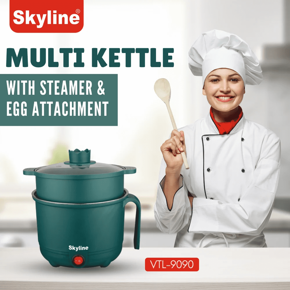 Skyline Multi Kettle with cool touch body, 1.5 litres | Horeka